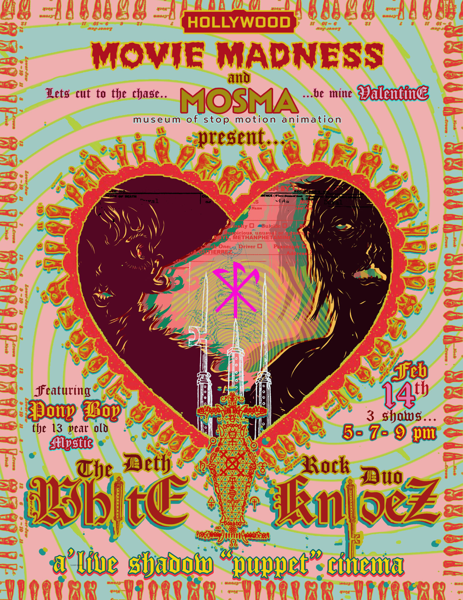 WHITE KNIVEZ - Exquisite Corpse ** Shadow "Puppet" Cinema - Movie Madness